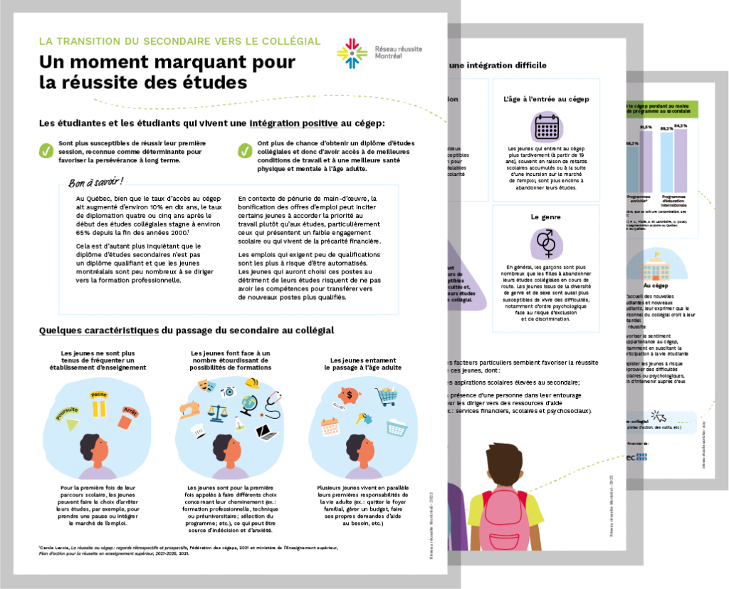 La transition secondaire-collégial - Réseau réussite Montréal